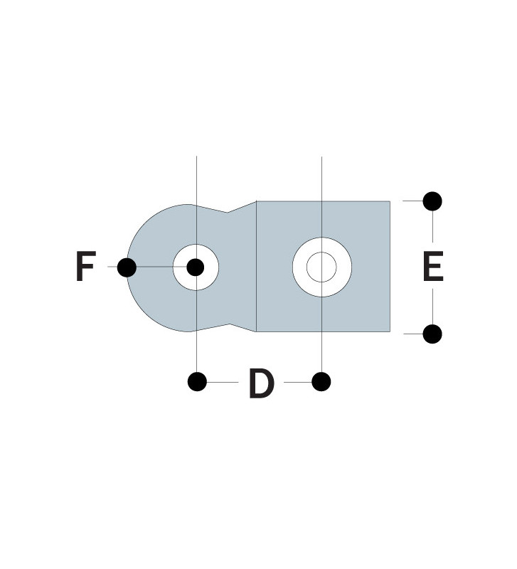 Vertical holder for swivel socket M50-4 - 21.3 mm
